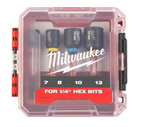 Milwaukee Bitshylsa Mag Shw Sa Ts 4 Pack Taklagret Sverige Ab