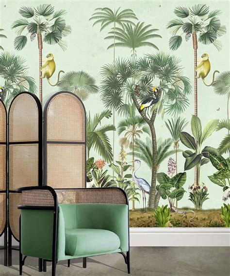 Indian Summer • Tropical Wallpaper Mural • Milton And King Australia