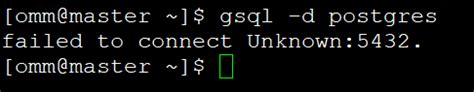 Mogdb报错之failed to connectunknown 墨天轮