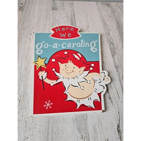 Vintage Elf Caroline Sprite Pixie Hanging Wall Wood Picture Unique