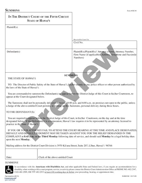 Hawaii Complaint Regarding Assumpsit Money Owed Assumpsit Us