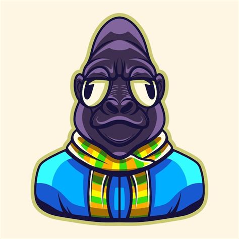 Premium Vector Cute Gorilla Character Vector