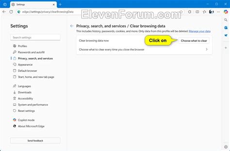 Clear Browsing Data In Microsoft Edge Windows 11 Forum