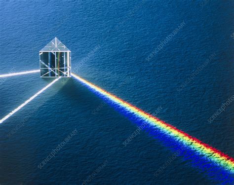 Light Passing Through Prism Stock Image A2000280 Science Photo Library