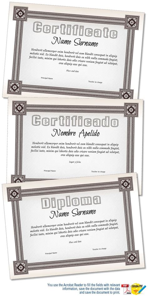 Illustrator Certificate Template Printable Word Searches