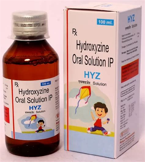 Hydroxyzine Hydrochloride Syrup At ₹ 90 Bottle Hydroxyzine Oral