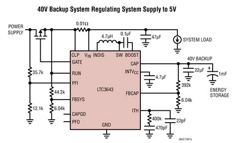 Ltc3643 2a Bidirectional Power Backup Supply