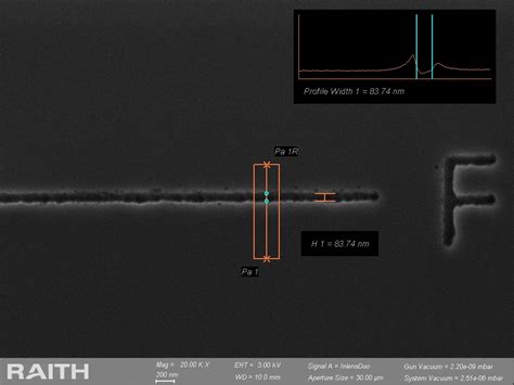 Raith E Line Plus Centre For Microscopy And Microanalysis