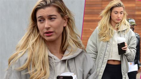 Walk Of Shame Hailey Baldwin Steps Out With No Make Up On