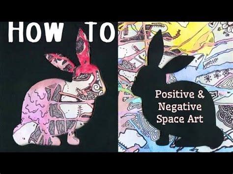 How To Positive And Negative Space Art Lesson Space Art Projects