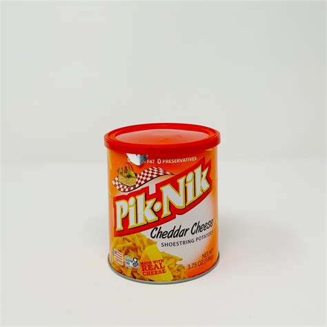 Pik Nik Chips Sticks Cheddar Cheese 113g Two Brothers Halal Market
