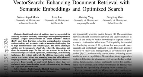 Paper Page Vectorsearch Enhancing Document Retrieval With Semantic