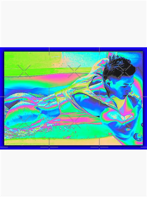 Blue Twink Temptations Sticker For Sale By Nickphillips Redbubble
