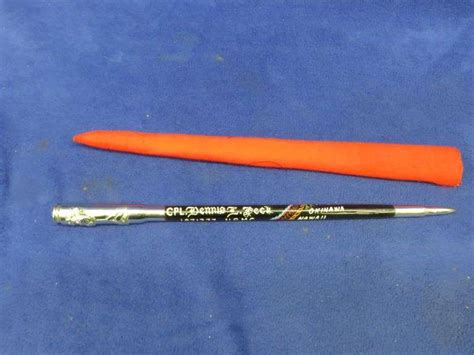 Usmc Decorative Bullet With Deployment Stats Aaa Auction And Realty