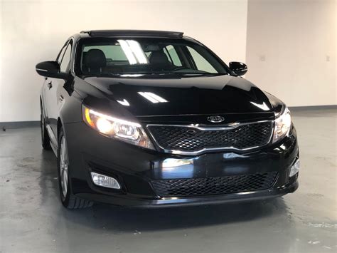 Used 2015 Ebony Black Kia Optima Ex Premium Package Ex For Sale Sold