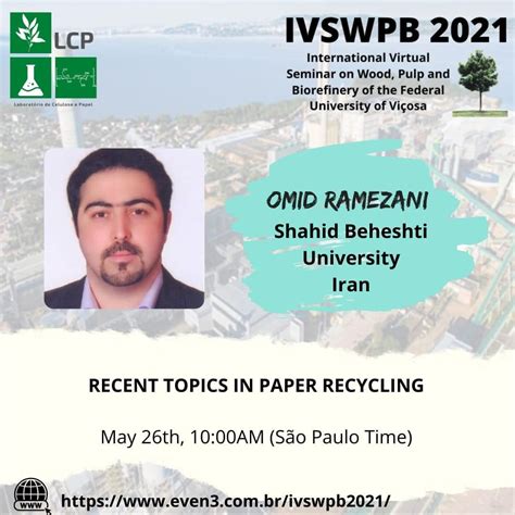 Omid Ramezani On Linkedin Paperrecycling Event Webinaronline Paperindustry Papermaking