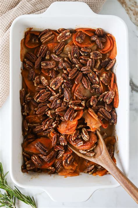 Easy Sweet Potato And Apple Casserole The Balanced Nutritionist