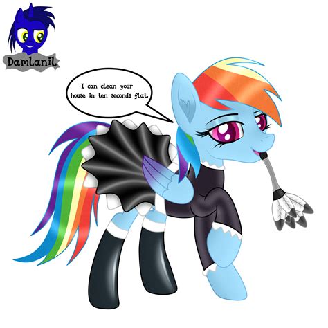 Rainbow Dash Wearing Socks