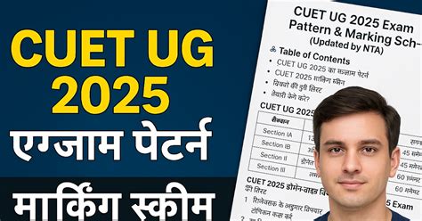 Cuet Ug 2025 Exam Pattern And Marking Scheme Updated By Nta