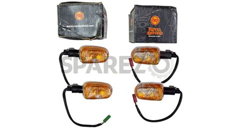 Royal Enfield Himalayan Front And Rear Trafficator Indicator Assembly With Bulb Sparezo