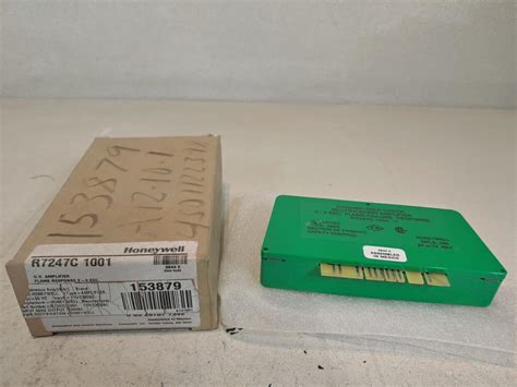 Honeywell Dynamic Self Check Rectification Flame Amplifier R7247c 1001