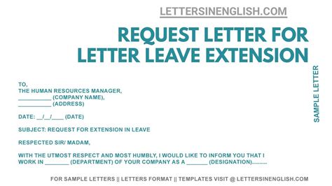 Request Letter For Annual Leave Extension
