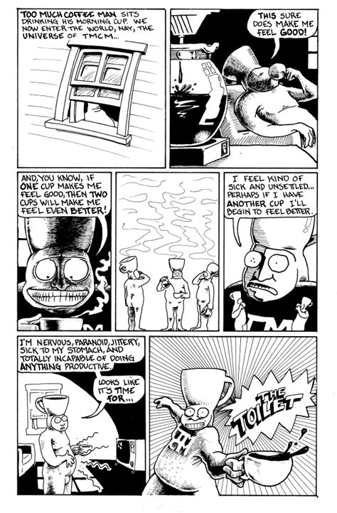 The Daily Comic Book Coffee Number 1 Too Much Coffee Man 1 ⋆ First