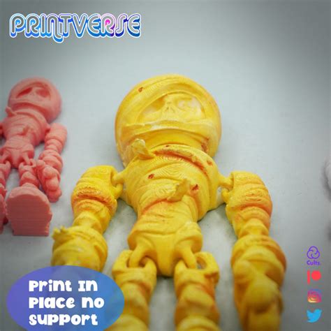 3d Printable Flexy Mummy Print In Place By Printverse