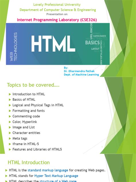 Cs326 Internet Programming Laboratory Unit1 Unit2 Ppts Pdf