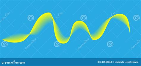 Abstract Music Wave Element For Design Vector Illustration Of Smooth Motion Dynamics Eps 10