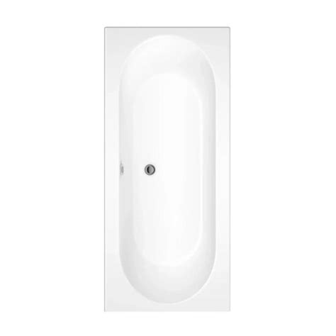 Harper And Brooke Grayson 1700mm X 700mm Toughened Double Ended Bath