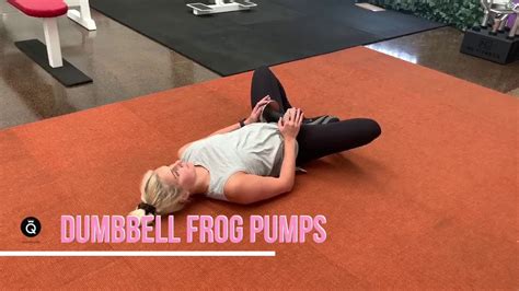 Dumbbell Frog Pumps Youtube