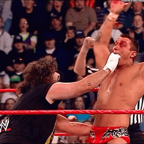 Randy Orton Only In His Skimpy Red Tights In A Hardcore Match Against