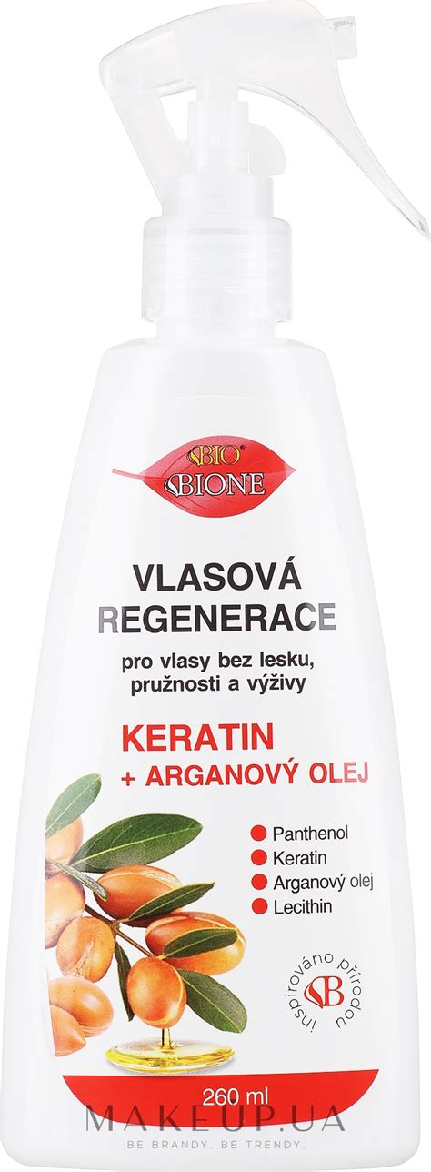 Bione Cosmetics Keratin + Argan Oil Hair Regeneration With Panthenol ...