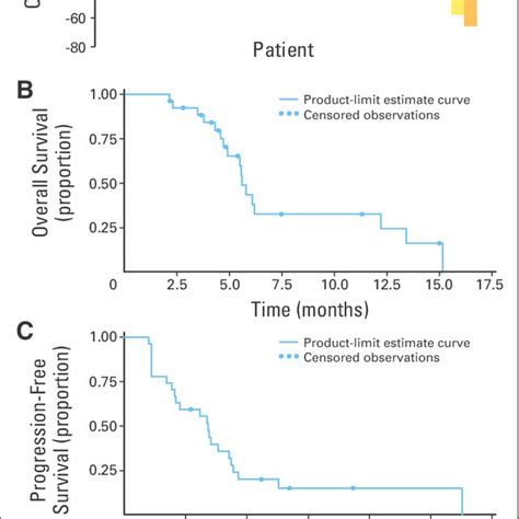 Efficacy A Waterfall Plot Of Response New Lesions 100 Increase