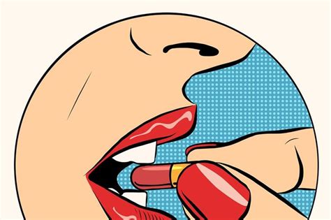 Taking The Pill Medication Pop Art Comic Pop Art Hip Hop Illustration