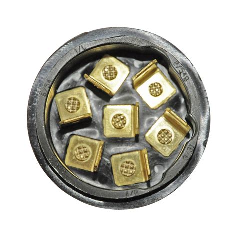 Anhänger Stecker 7 polig, mit Flachsteckanschluss. Günstig
