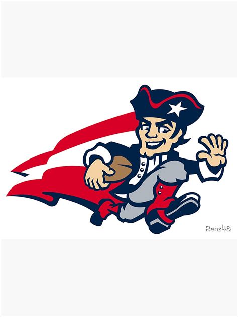 Patriots Retro Logo Design Sticker For Sale By Renz48 Redbubble