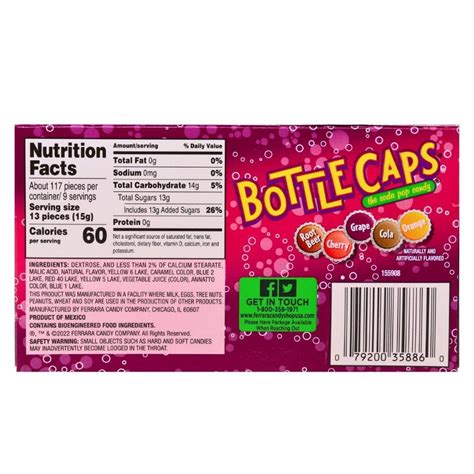Bottle Caps Candy Theater Pack 5oz Candy Funhouse
