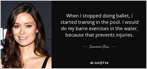 Summer Glau Ballet