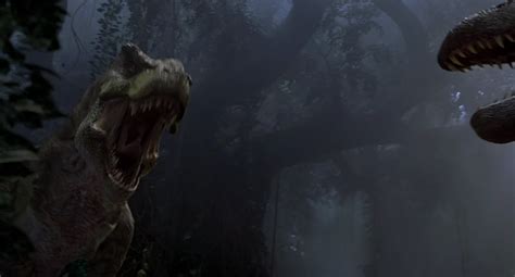 Jurassic Park 3 Spinosaurus Versus Tyrannosaurus Rex Every Dinosaur