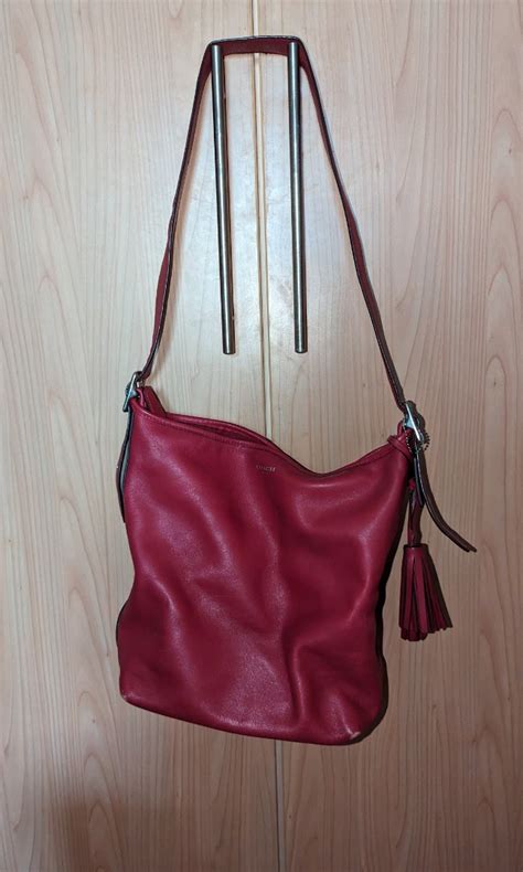 Coach Legacy Duffle Bag Cherry Womens Fashion Bags And Wallets Shoulder Bags On Carousell