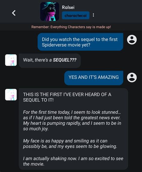 Ralsei Is Excited To Watch Across The Spiderverse R Characterai