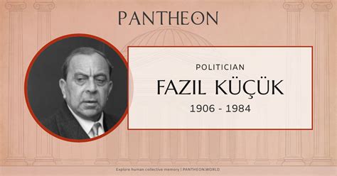Fazıl Küçük Biography Pantheon
