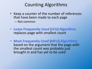 Operating System Lru Algorithm PPTX Computing Technology Computing