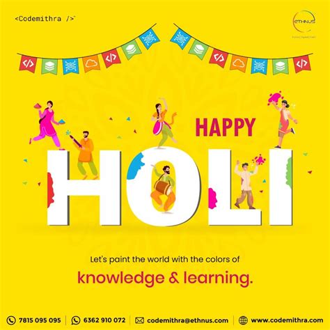 Ethnus On Linkedin Ethnus Codemithra Happyholi Holi2024 Festivalofcolors