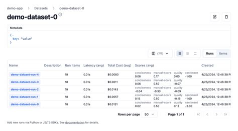 Datasets V2 Langfuse
