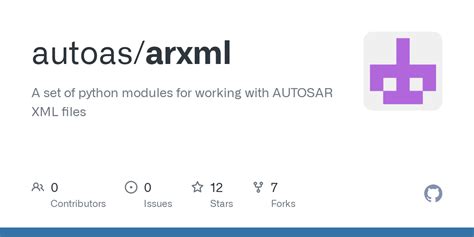 Github Autoasarxml A Set Of Python Modules For Working With Autosar