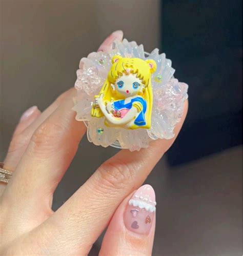 Sailor Moon Hand Plug Grip Stand Etsy