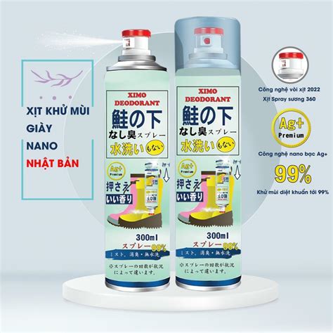 Sản Phẩm Xịt Khử Mùi Giày Ximo Deodorant Có Nhập Nhằng Xuất Xứ